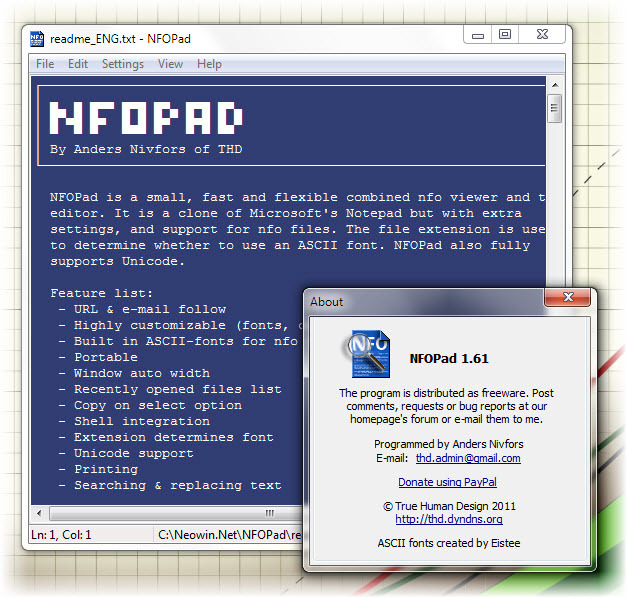 NFOPad 1.71 - Neowin